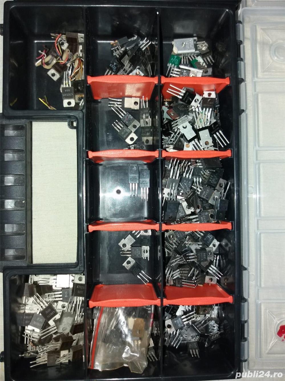 Componente tranzistori siliciu germaniu aparate radio magnetofon pick ...