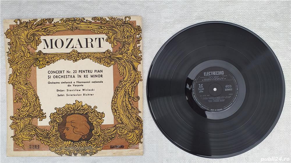 Vinil disc muzica clasica Mozart, Schumann, Richter - Electrecord ...