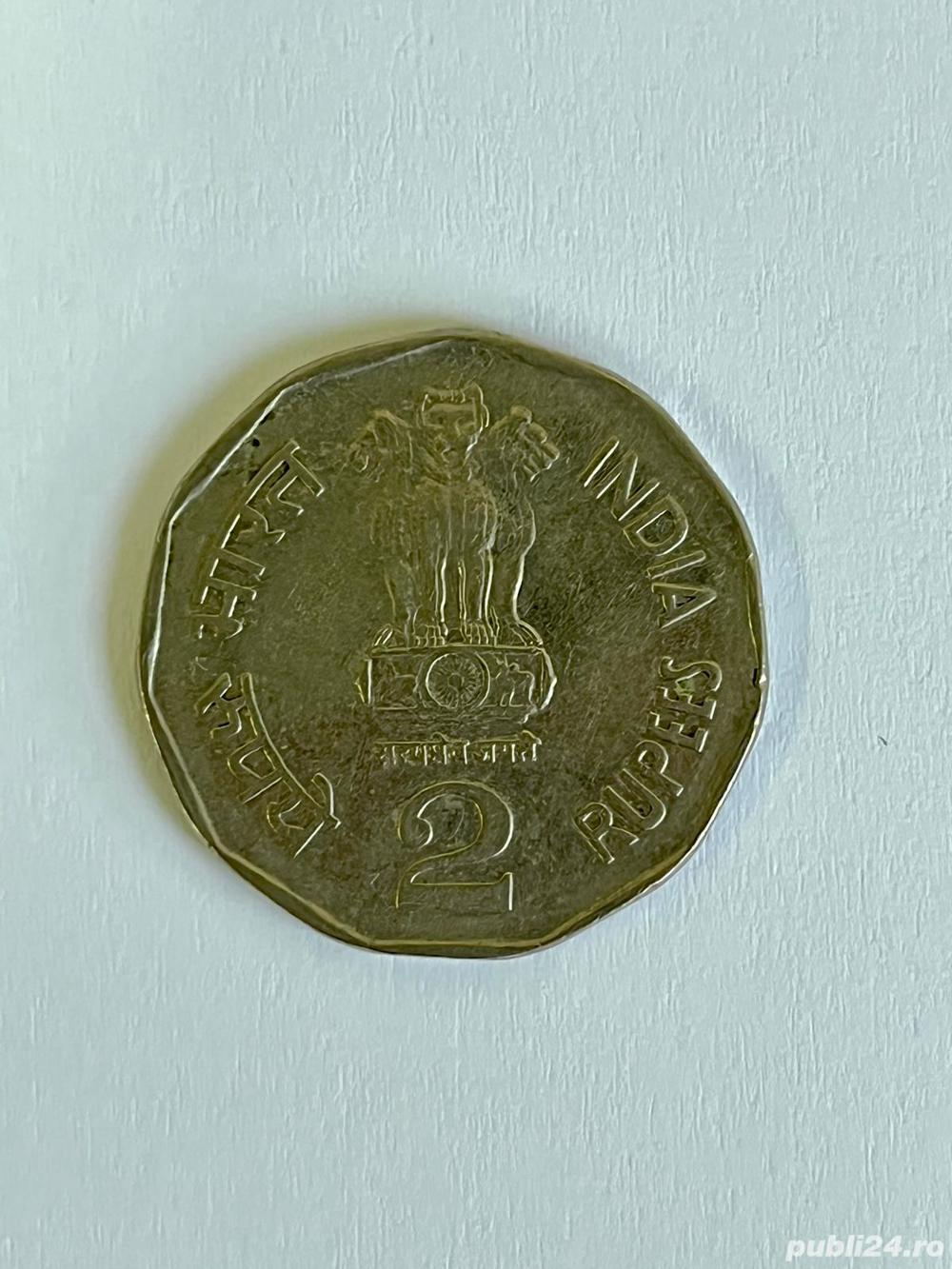 Moneda 2 RUPEES - rupee - 1997 - India - KM 121 (374) Sector 4 - Timp ...