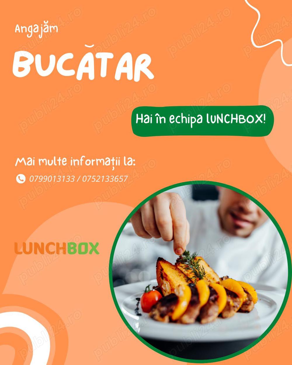 LUNCHBOX Iulius Mall angajeaza bucatar ⢠Lunch Box ⢠Cluj-Napoca Cluj LUNCHBOX Iulius Mall angajeaza bucatar ⢠Lunch Box ⢠Cluj-Napoca Cluj