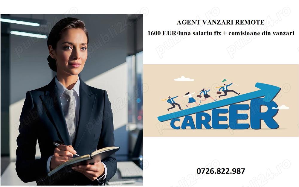 AGENT vanzari remote • Maria • Sector 1 Bucuresti