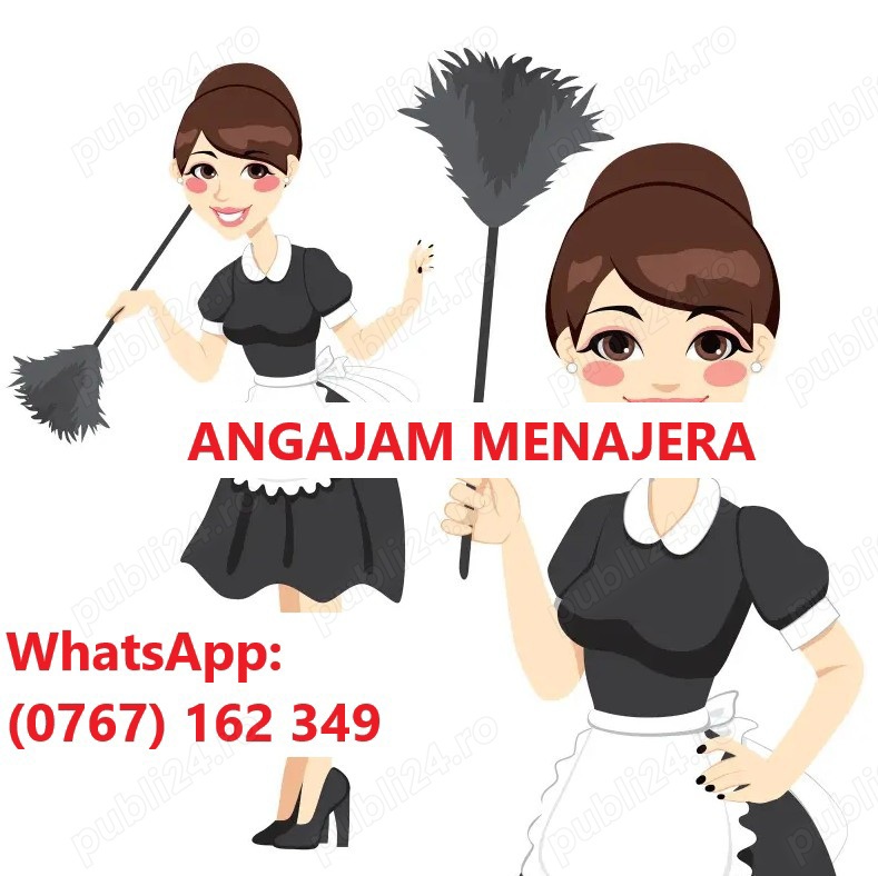 ! Angajam menajera 4900 RON • (0767) 162 349 • Bistrita Bistrita-Nasaud