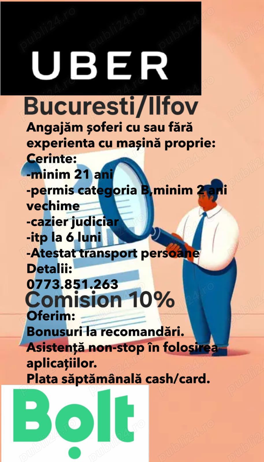 Flotă Uber Bolt • Uber bolt • Sector 4 Bucuresti