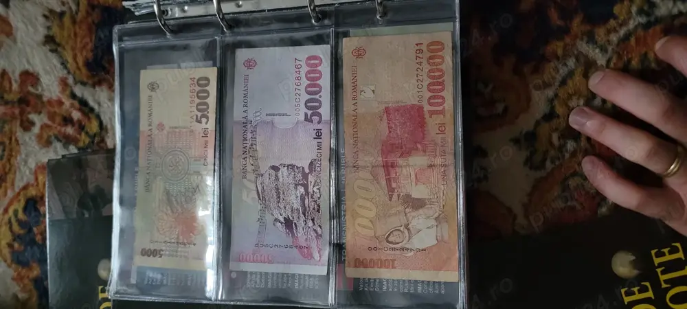 Colectie completa bancnote si monede de pe glob 250 de numere Sibiu ...