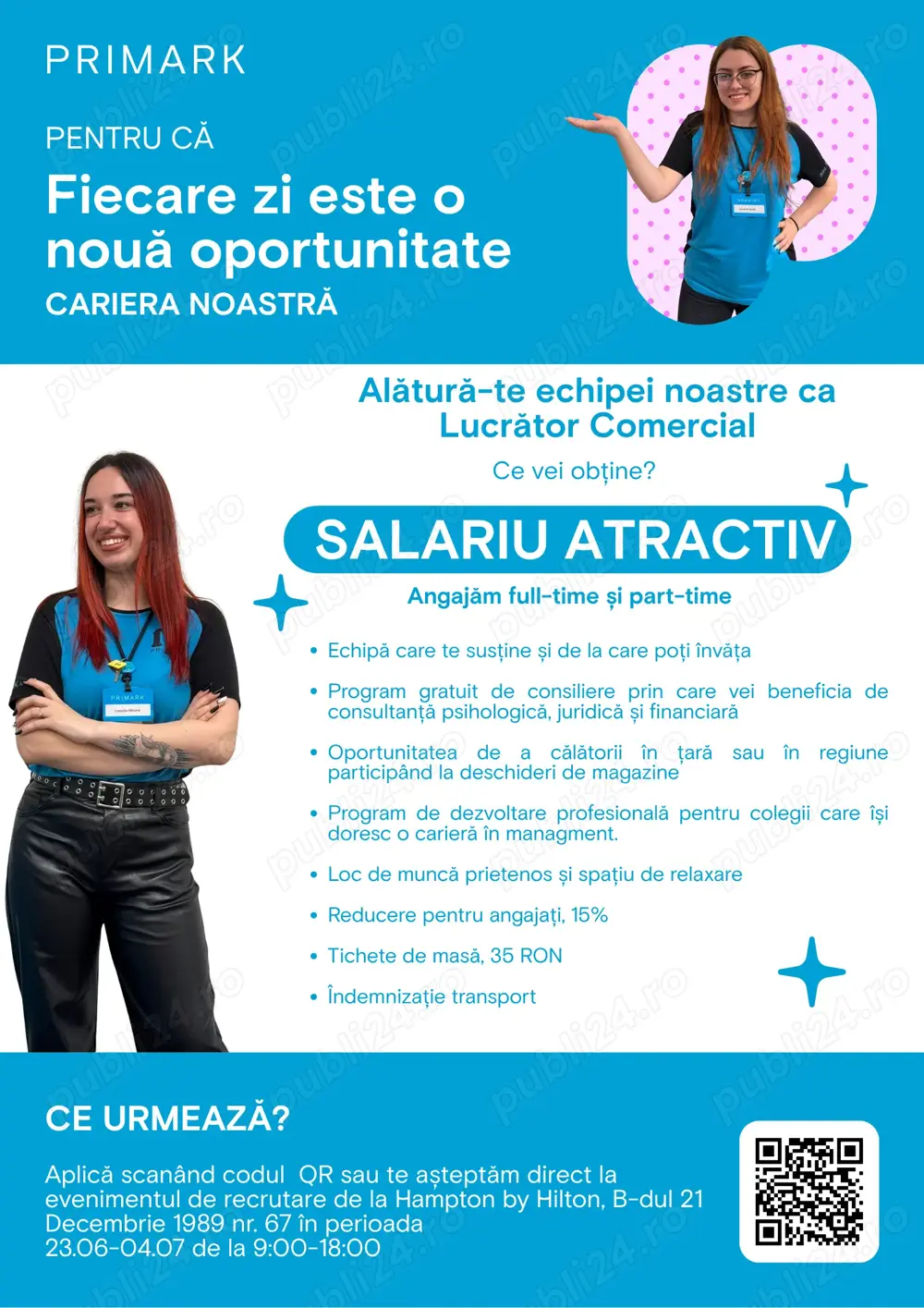 Lucrator Comercial - Cluj (Full time Part time) • Primark • Cluj-Napoca ...