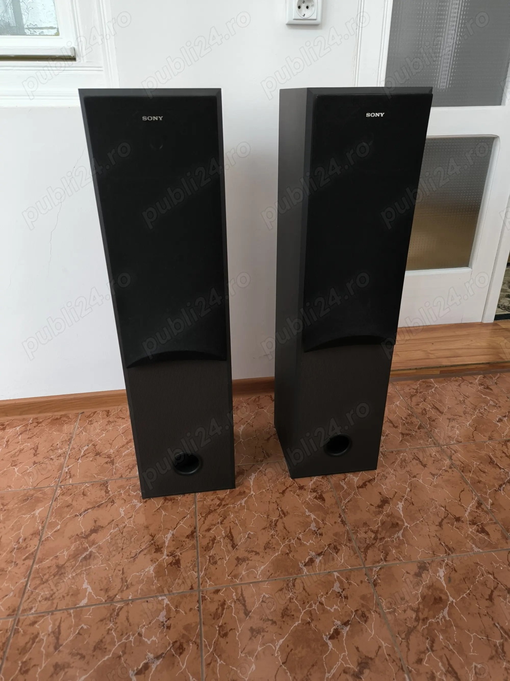 Boxe Sony 3 cai , bas reflex 150W Marga - Electronice