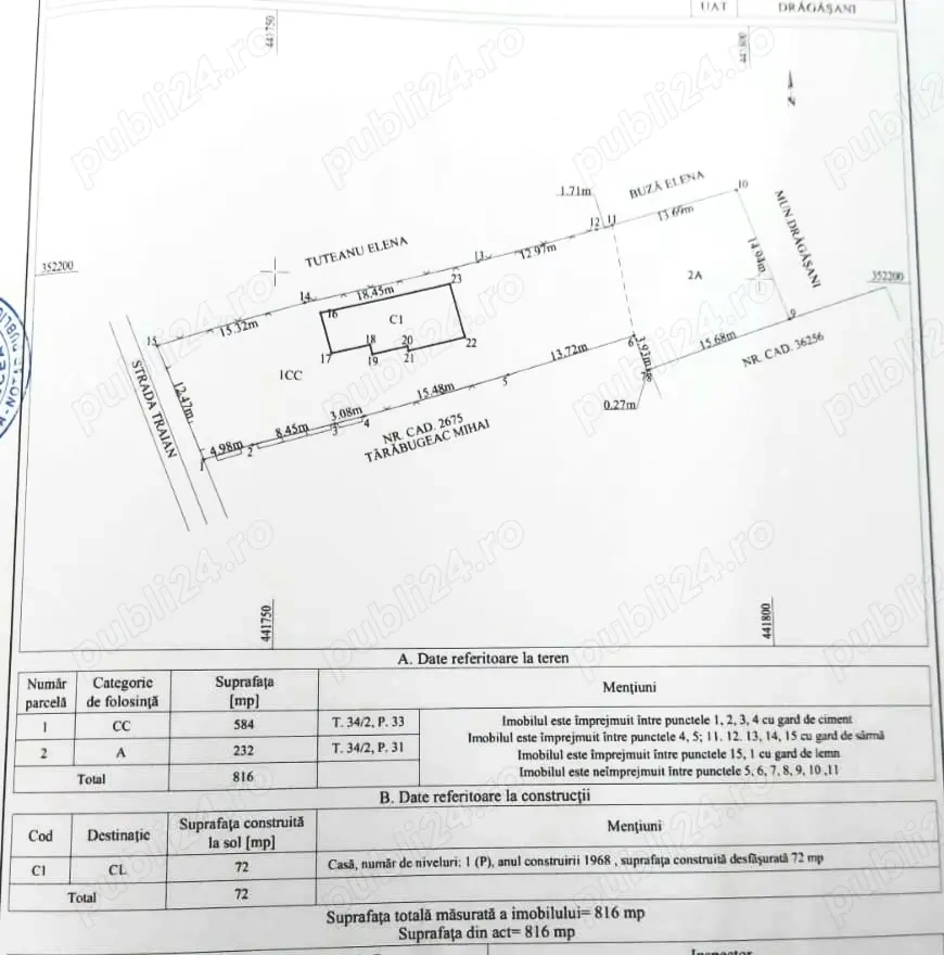 Casa in Dragasani , str Traian , Dragasani, Valcea Dragasani