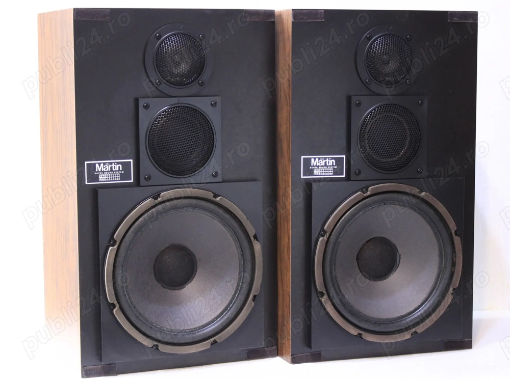 Boxe podea Martin,USA,1976,2x75 8ohm. Timisoara - Electronice