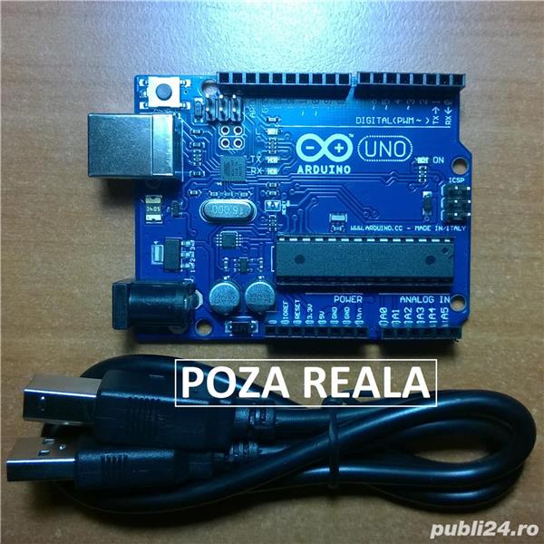 Arduino UNO R3, 16U2, placa dezvoltare, (+ cablu USB) avr atmel Sector ...