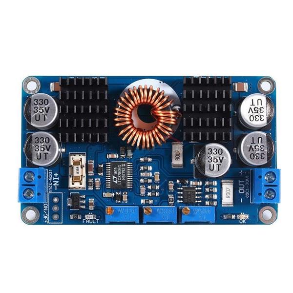 Sursa DC-DC automata Step up down 10A, solar, baterie, 12V, 24V, panou ...