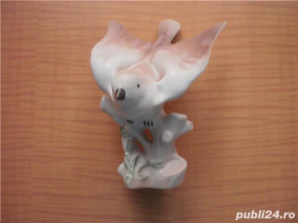 2 bibelouri din portelan vintage, porumbel si papagal Sector 4 - Casa ...