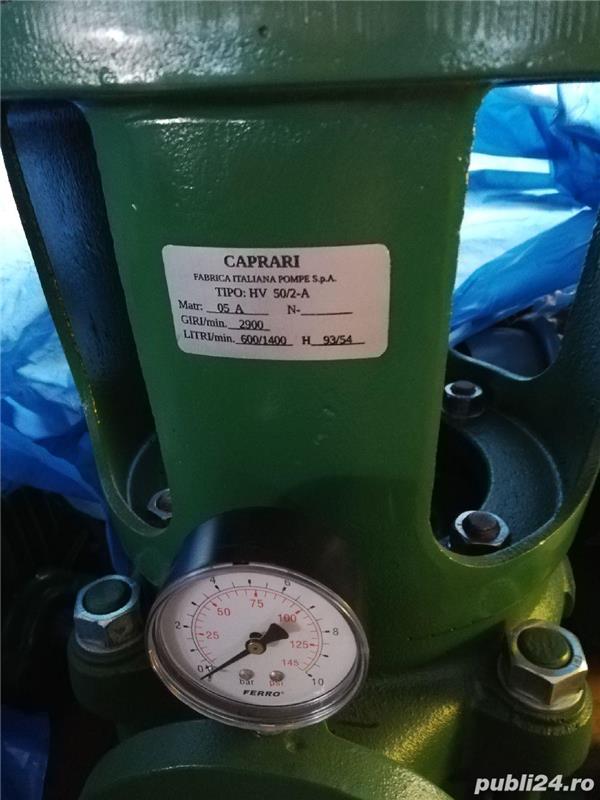 Pompa Caprari HV 50/2-A pentru irigat, atasabila la motor electric de ...