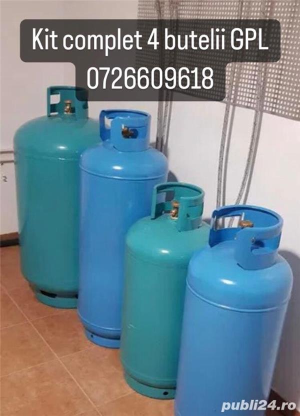 KIT GPL complet pentru incalzirea locuitei cu 2 Butelii de 83 litri ...