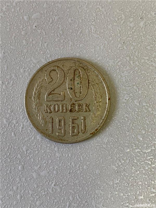 Moneda 20 COPEICI - kopecks - kopeika - kopeks - kopeici - 1961 - Rusia ...