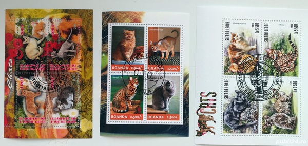 Vand timbre straine cu PISICI Cluj-Napoca - Timp liber si sport