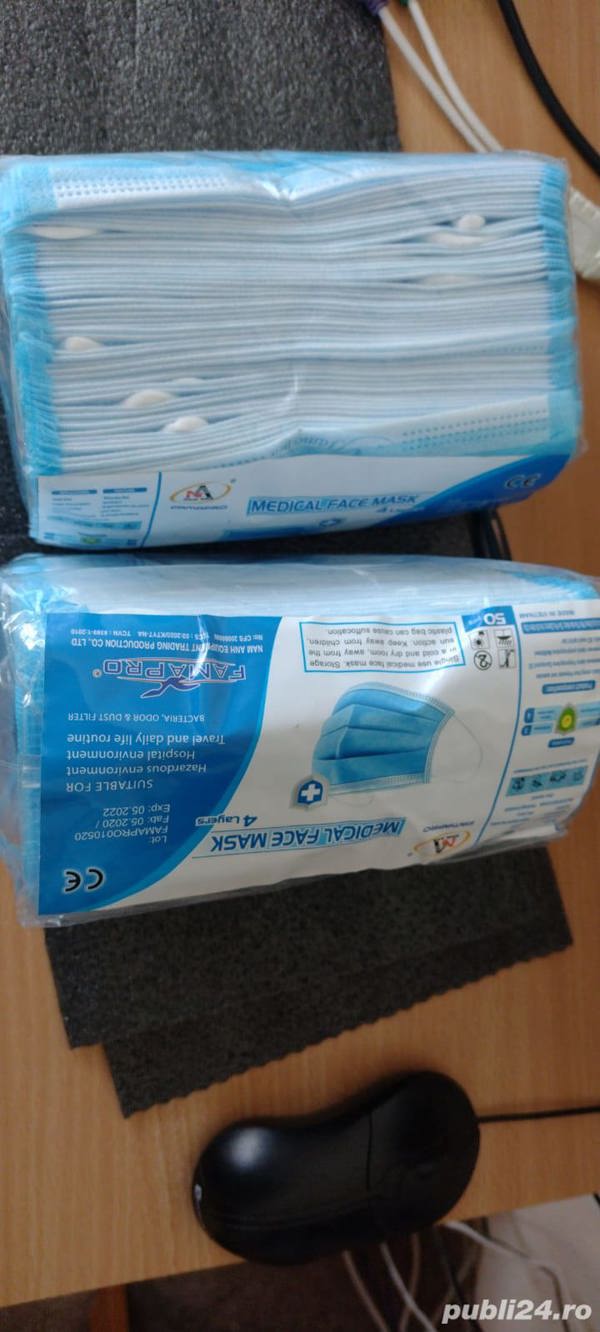Masti medicale masca medicala noi sigilate in baxulet de 50 buc-10lei ...