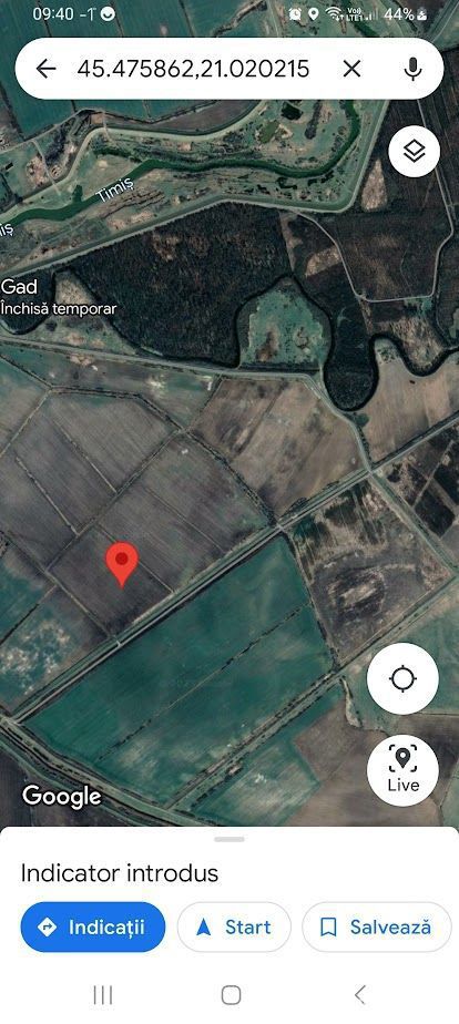 Vand teren pentru casa 2390 mp front stradal 50.00 • Gad, Timis