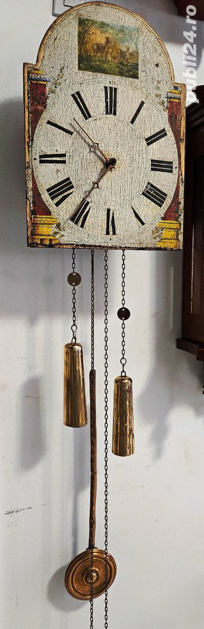 Ceas taranesc cu pendula si 2 greutati Brasov - Timp liber si sport