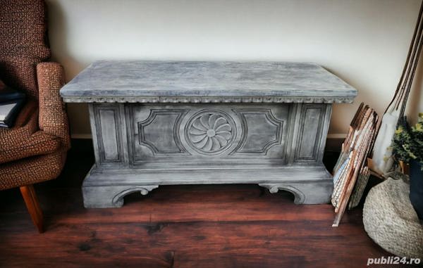 Cufar vechi din lemn masiv sculptat Cluj-Napoca - Casa si gradina