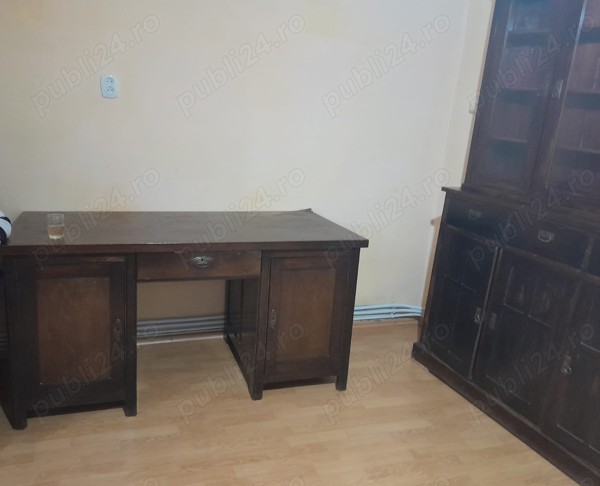 Birou vechi din lemn + bibliotecă veche Braila - Casa si gradina ...