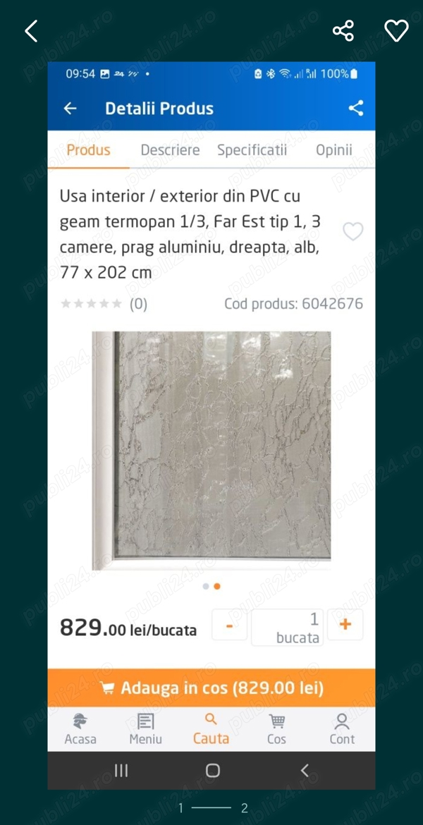 Usa termopan PVC Dedeman Mangalia - Casa si gradina