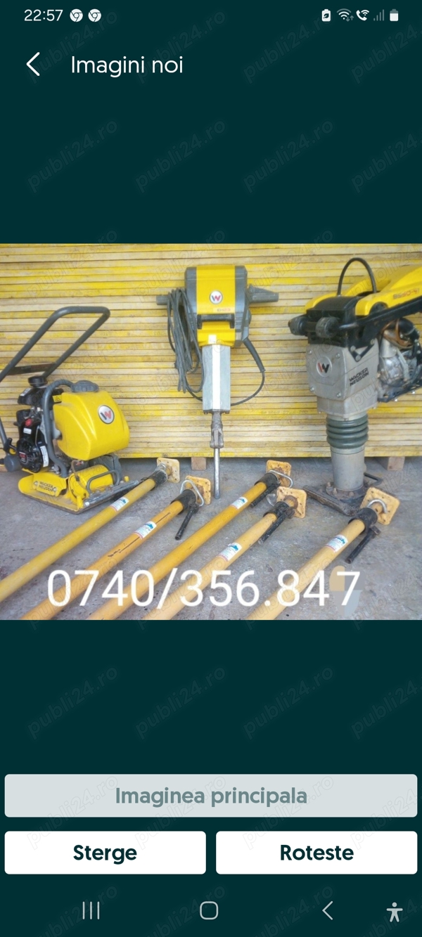 Popi metalici, Mai compactor Placă, Schelă, Picamer, Gaura cu Carotă ...