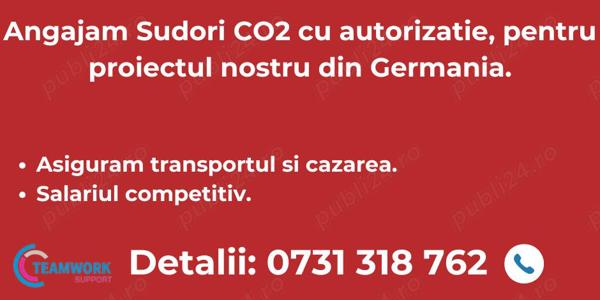 Angajam Sudori CO2 cu autorizatie • Team Work Support • Craiova Dolj
