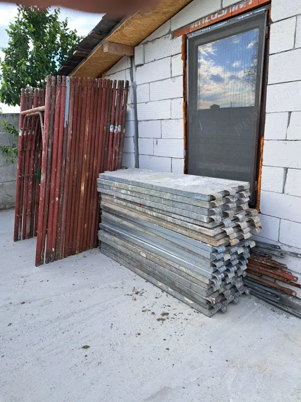 Schela metalica renovare fatada placare polistiren tencuiala Craiova ...