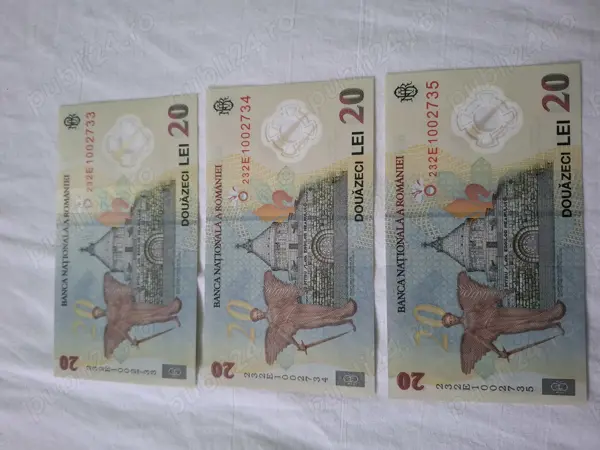 Vând bancnote de 20 lei noi nouțe !!! Constanta - Timp liber si sport