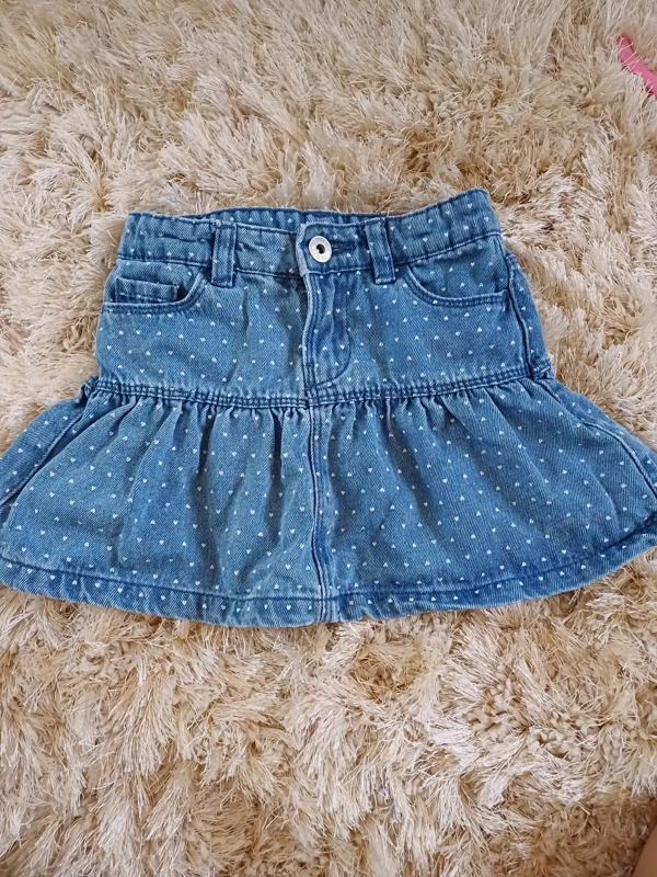 Fusta din denim albastra Craiova - Mama si copilul