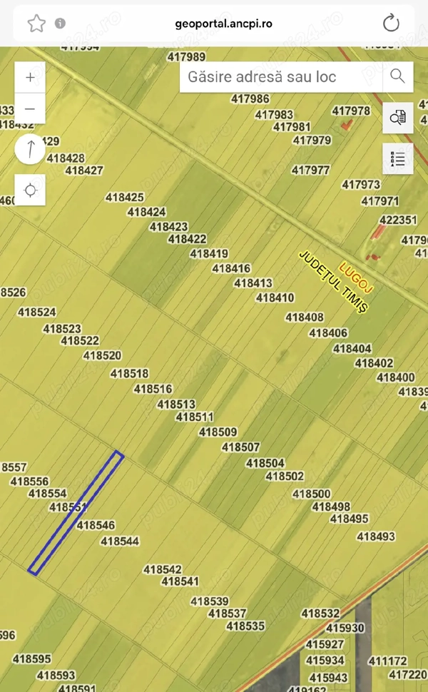 Vand teren extravilan 5750 mp • Lugoj, Timis