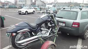 Transport motociclete solo/cu atas/ATV-uri cu remorca specializata,cu ...