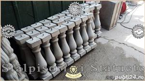 Stâlpișori, baluștri, popici, mosoare, din beton, model B8. Cocorova ...