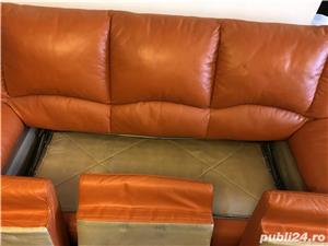 Vând canapea piele Mobexpert Sector 5 - Casa si gradina