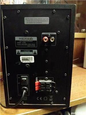 Sistem audio de colectie vintage 2.1 - Microlab M500 statie putere ...