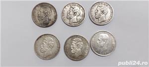 Colectionar cumpar monede de argint 5 lei 1880-1881-1882-1883-1884-1885 ...