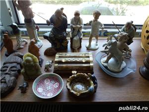 Colectie souvenir bibelouri China vechi jad preot invatator caine ...