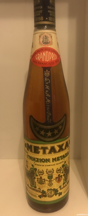 Vând coniac Metaxa 5 stele ediție de colecție Grandprix Sector 1 - Timp ...