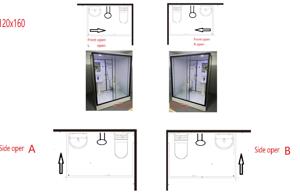 Modul de baie prefabricat complet utilat, 1,6 mp,geam si aluminiu ...