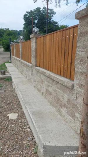 Boltar gard splitati 40x20x16 cm Avangard Antracit Granit si Mokka ...