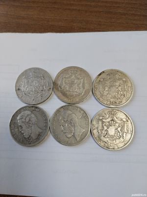 Monede argint originale vechi de 5 lei 1881,1883 Oltenita - Timp liber ...