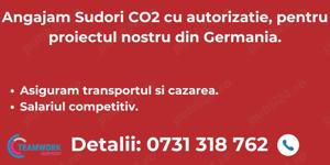 Angajam Sudori CO2 cu autorizatie • Team Work Support • Craiova Dolj
