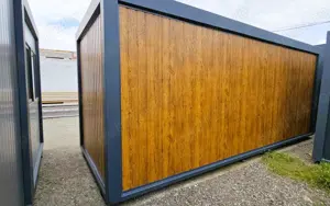 Container birou placat cu tabla zincata imitatie lemn Targu Mures ...