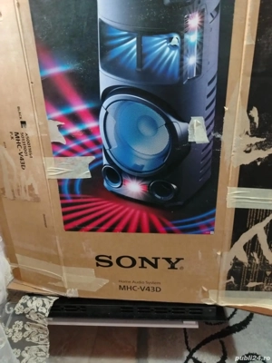 Sony MHC V43D boxa party bluetooth bass mare lumini Sector 4 - Electronice