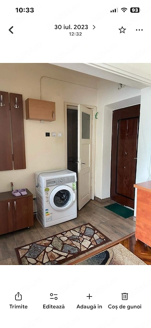 Vand apartament 1 camera cam. Decomandat, 23 mp Etaj 2 • Pitesti Arges